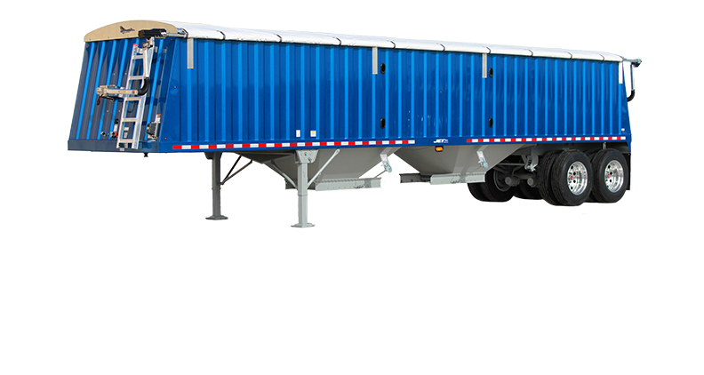 Jet-Steel-Grain-Trailer-Blue - Jet Co Trailers