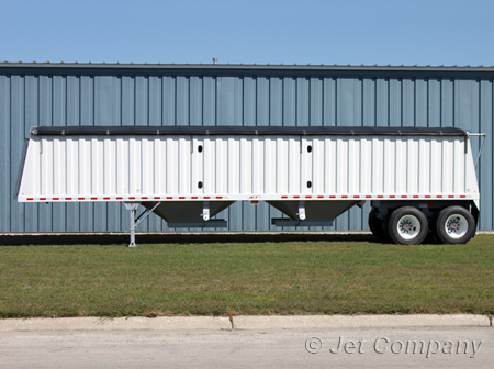 Used/ New Steel Grain Hopper Trailers For Sale | Jet Company